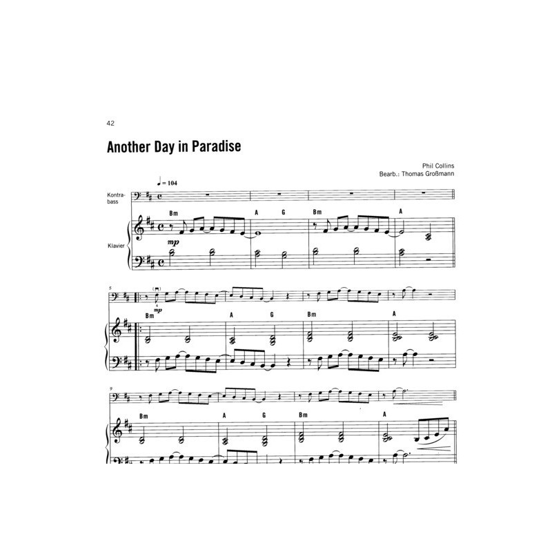 Partition pop, jazz et autres pour CONTREBASSE - Le kiosque à musique